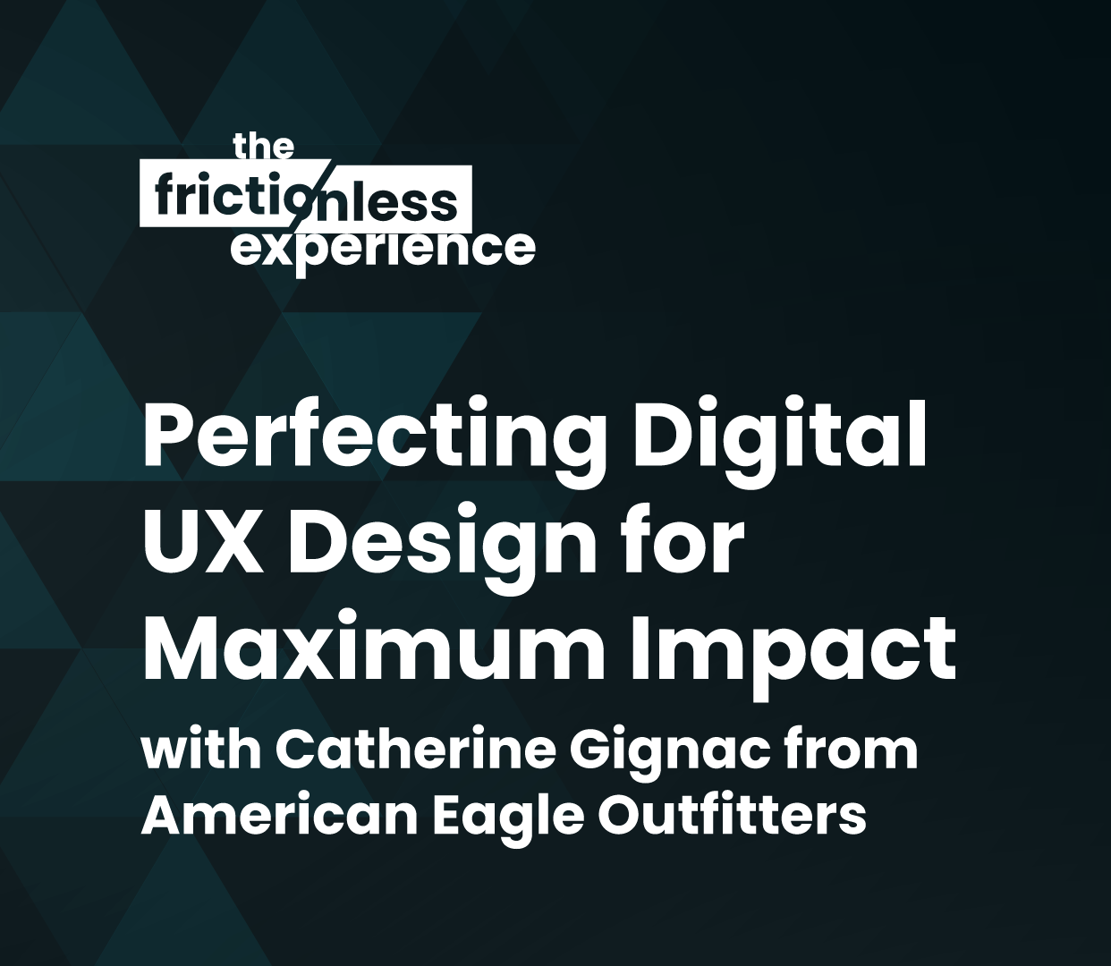 Digital Friction Podcast | The Frictionless Experience